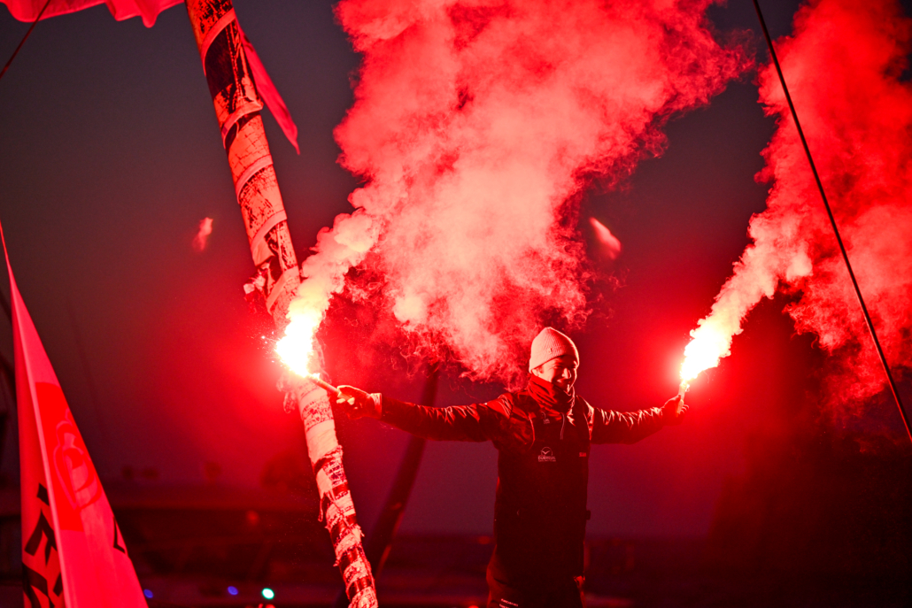 Sébastien Simon, 3rd in the 2024 Vendée Globe onboard IMOCA designed by ...